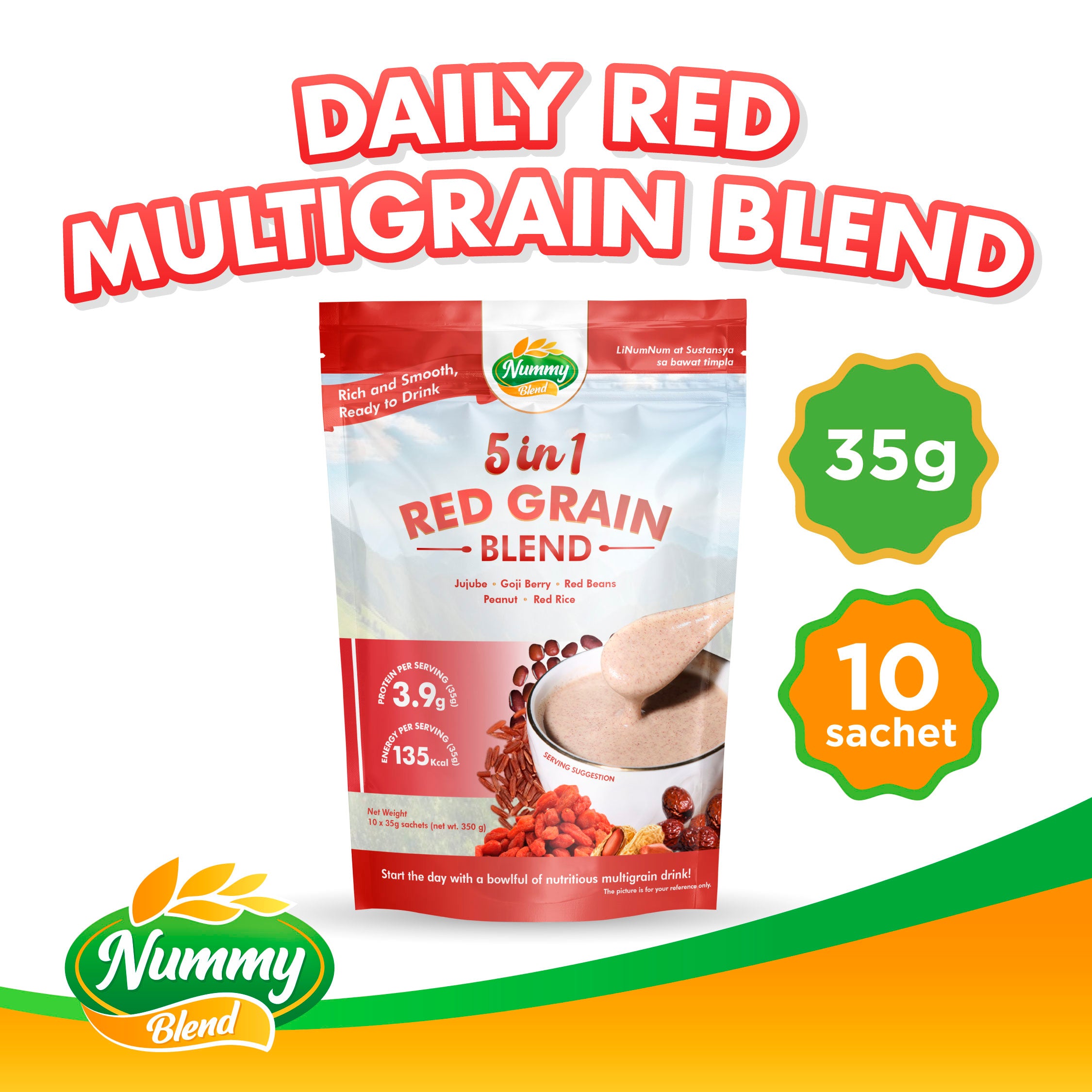5 in 1 Red Grain – Nummy Blend